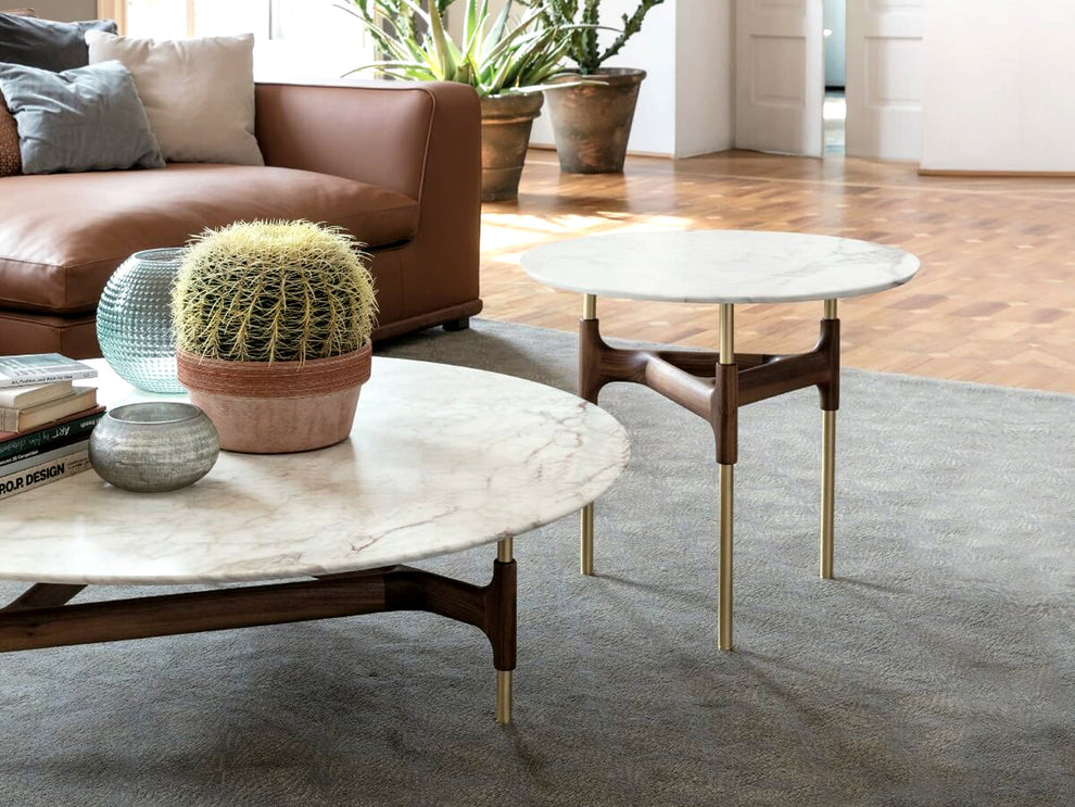 Joint 55 Round Marble Tavalino – Studio216 Online